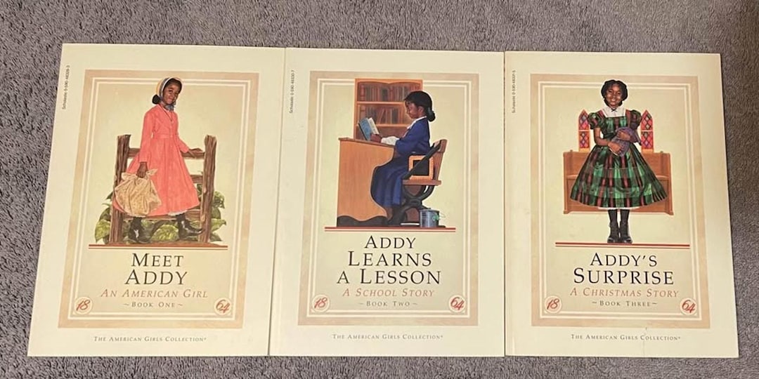 American Girl ADDY Books 1-3 Scholastic Vintage Meet Learns a Lesson ...