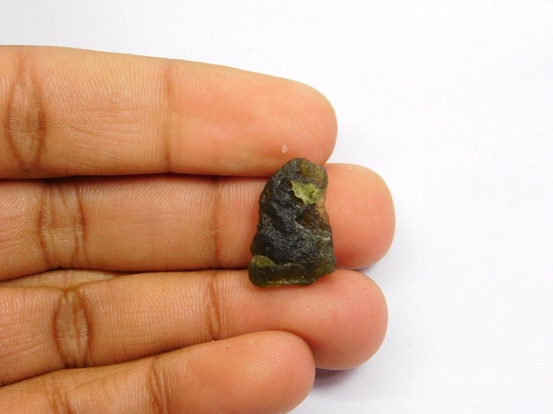 Moldavite Rough, Natural Green Moldavite Gemstone, Moldavite Raw ...