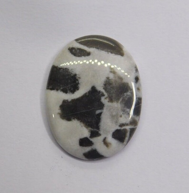 Natural Buffalo Turquoise Gemstone Turquoise Cabochon. White & Black ...