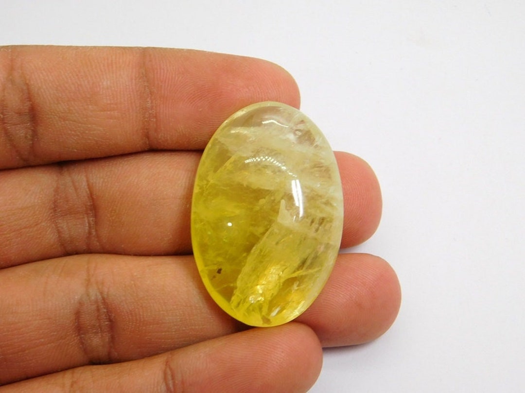 Top Quality Lab Created Lemon Topaz Quartz Stone Yellow Lemon - Etsy