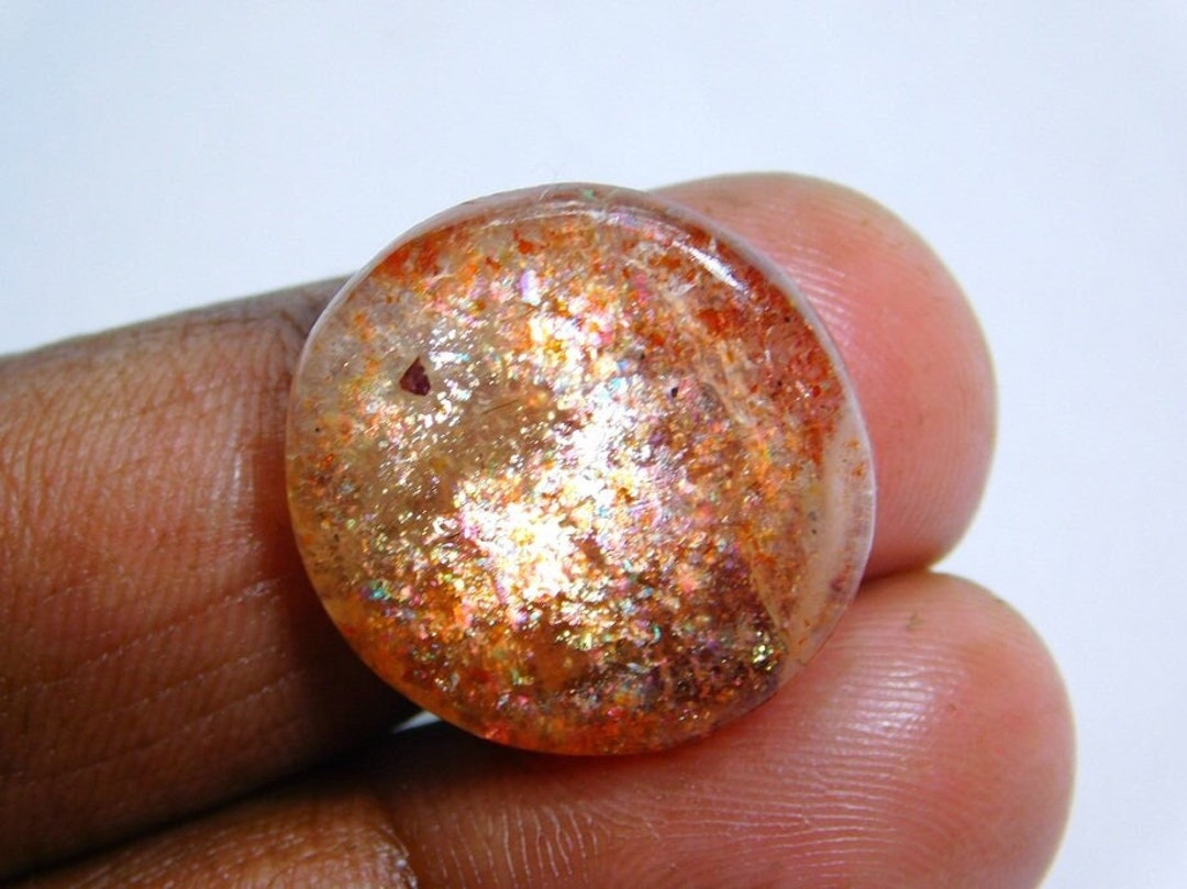 Amazing Rainbow Lattice Sparkle Red Sunstone Natural - Etsy