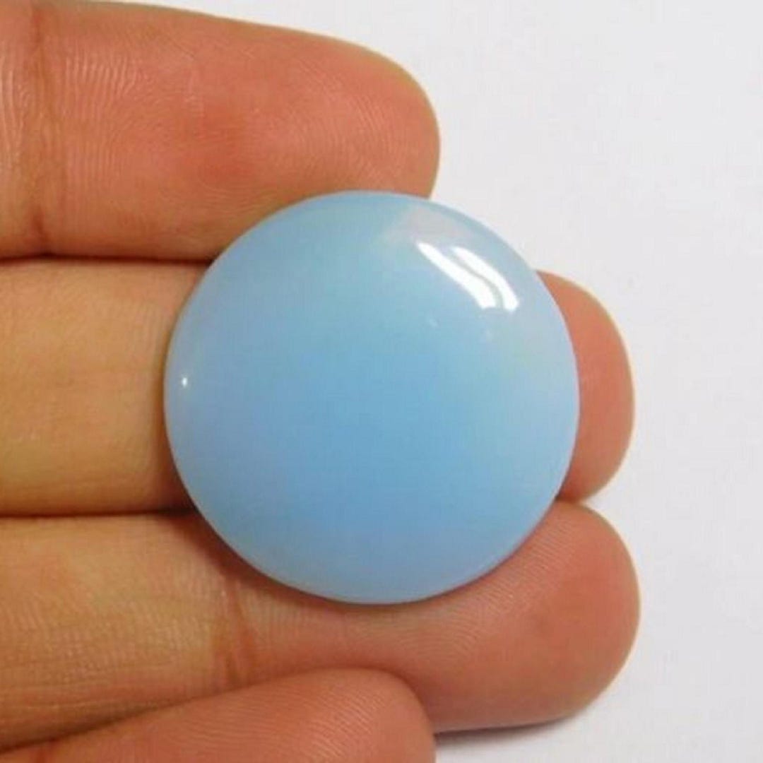 Blue Opal Peruvian Peru Opal Gemstone Blue Peruvian Opal Cabochon ...