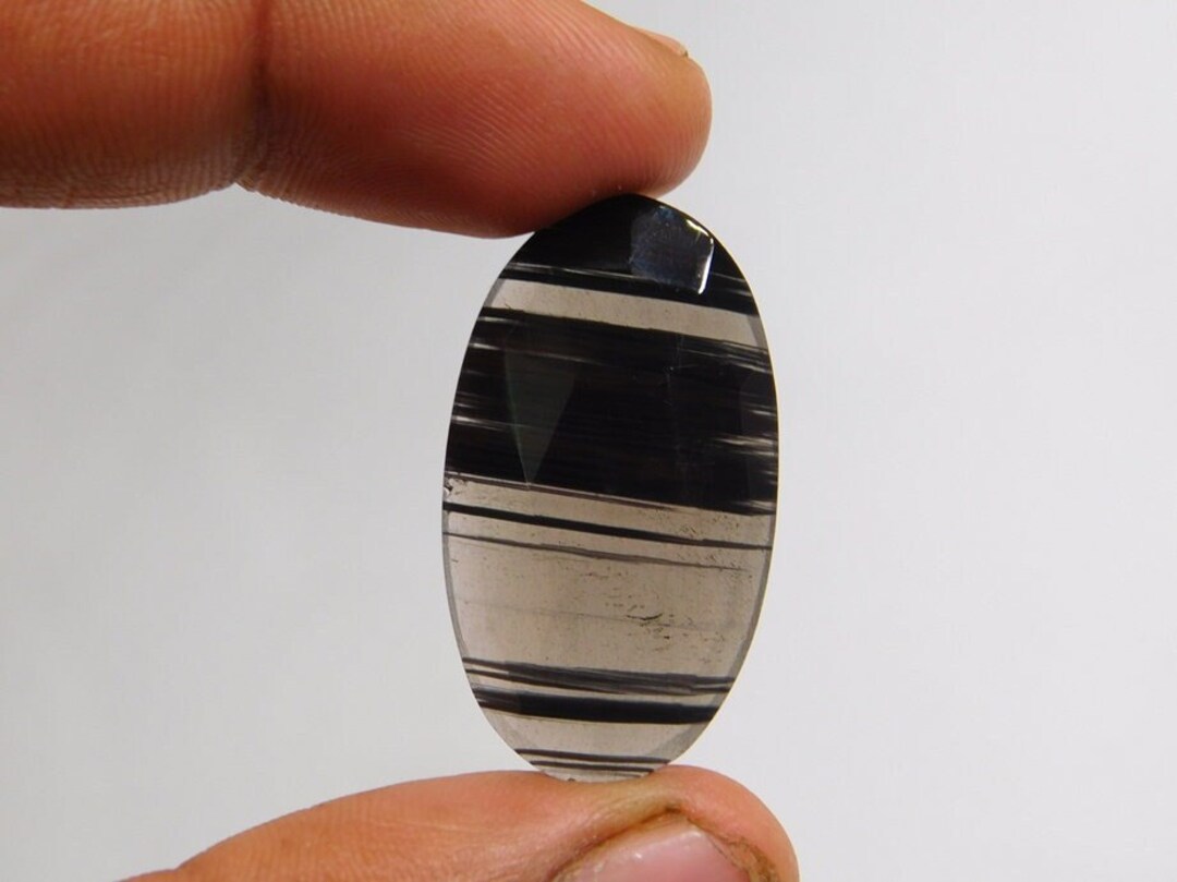 Midnight Obsidian Stone, Midnight Cut Cabochon, Midnight Obsidian Loose ...