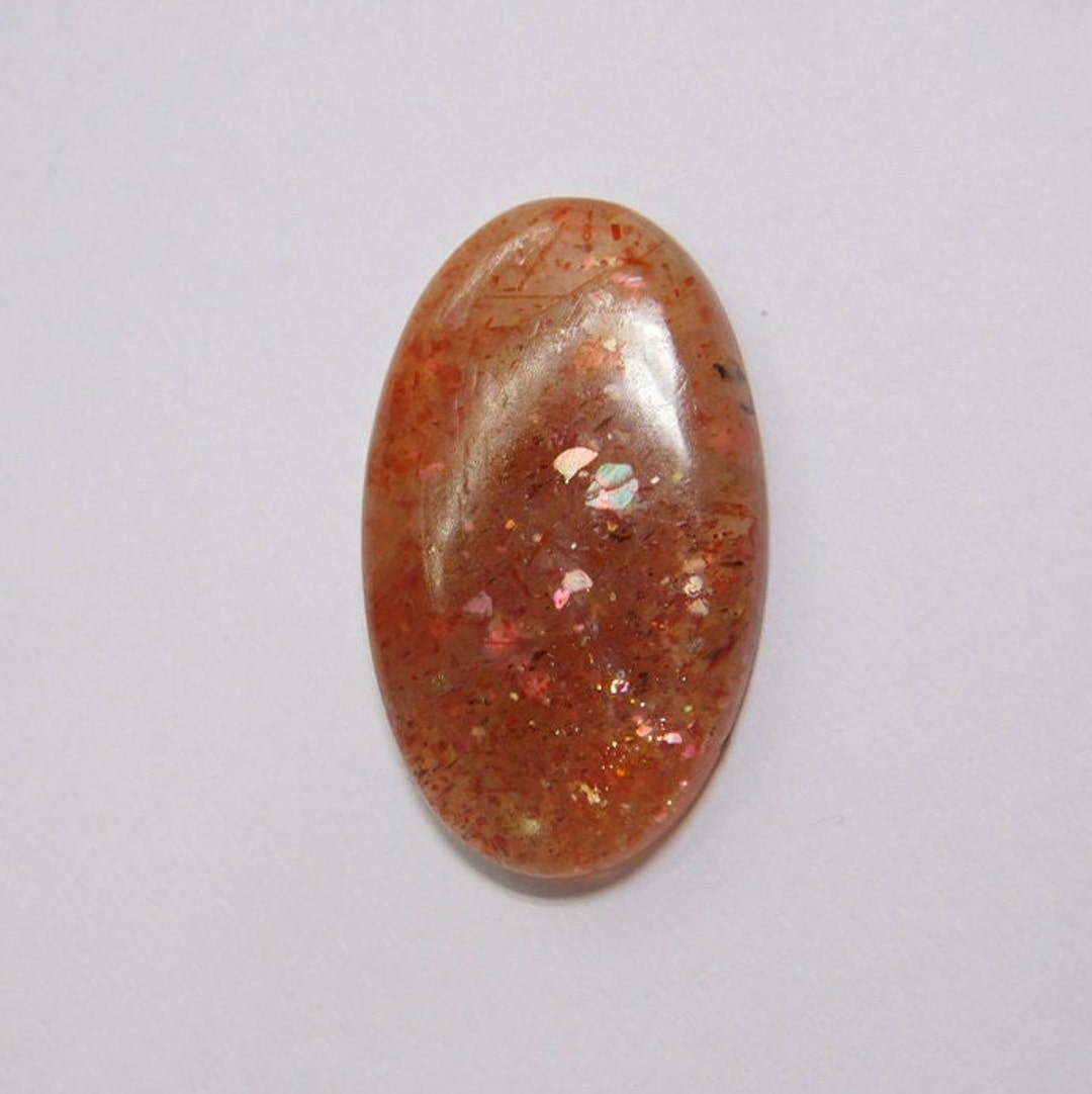 Natural Rainbow Lattice Sparkle Red Sunstone Gemstone Cabochon Natural ...