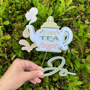 Teapot Cake Topper, Tea Party Cake Decorations, Afternoon Tea, Tea ...