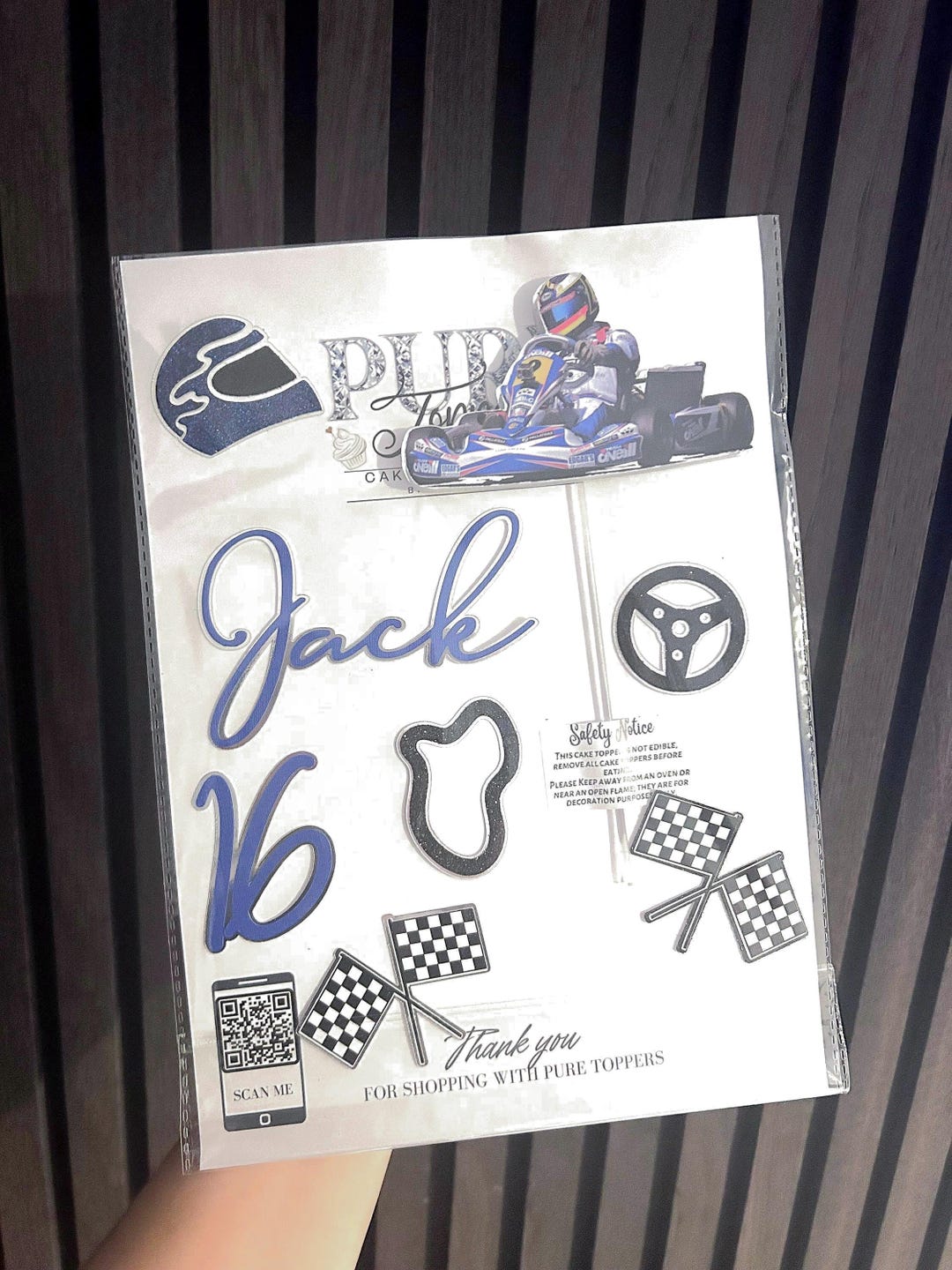 Go Karting Cake Topper, Car Cake Topper, Racing Cake Topper, Cake ...