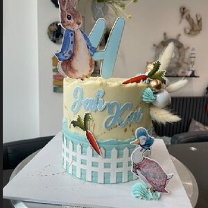 Fence Cake Charm, Barn Farm Cake Topper, Picket Fence Cake Decorations ...