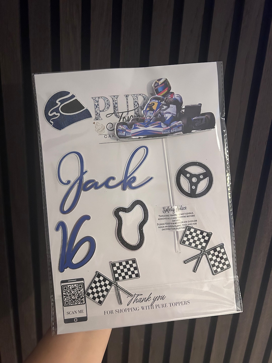 Go Karting Cake Topper, Car Cake Topper, Racing Cake Topper, Cake ...