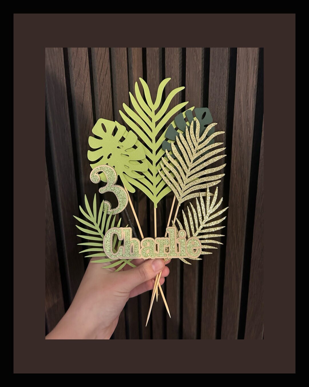 Personalised Jungle Theme Cake Topper Wild Cake Decorations - Etsy