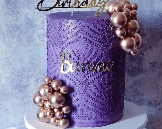 Happy Birthday Cake Charm, Happy Birthday Cake Topper, Cake Charms ...