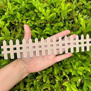 Fence Cake Charm, Barn Farm Cake Topper, Picket Fence Cake Decorations ...