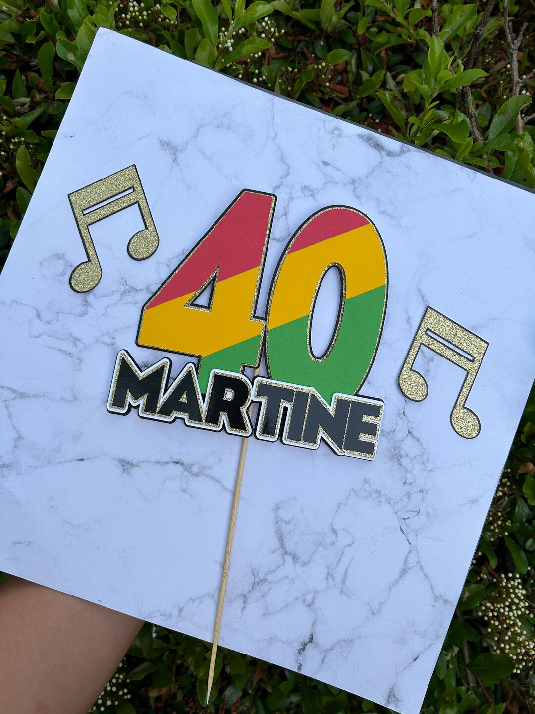 Music Cake Topper, Reggae Cake Topper, Jamaican Decorations ...