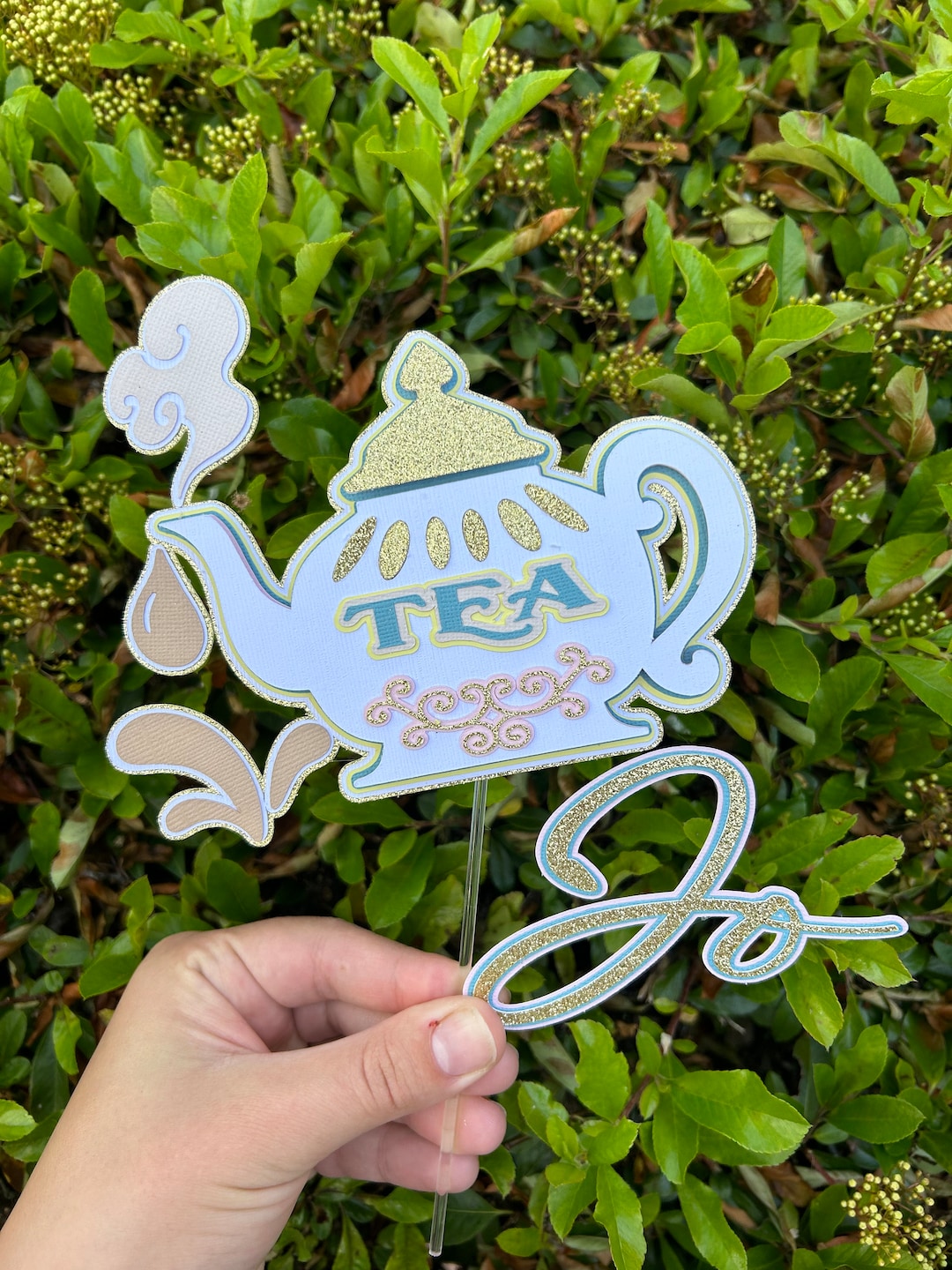 Teapot Cake Topper, Tea Party Cake Decorations, Afternoon Tea, Tea ...