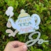 Teapot Cake Topper Tea Party Cake Decorations Afternoon Tea - Etsy