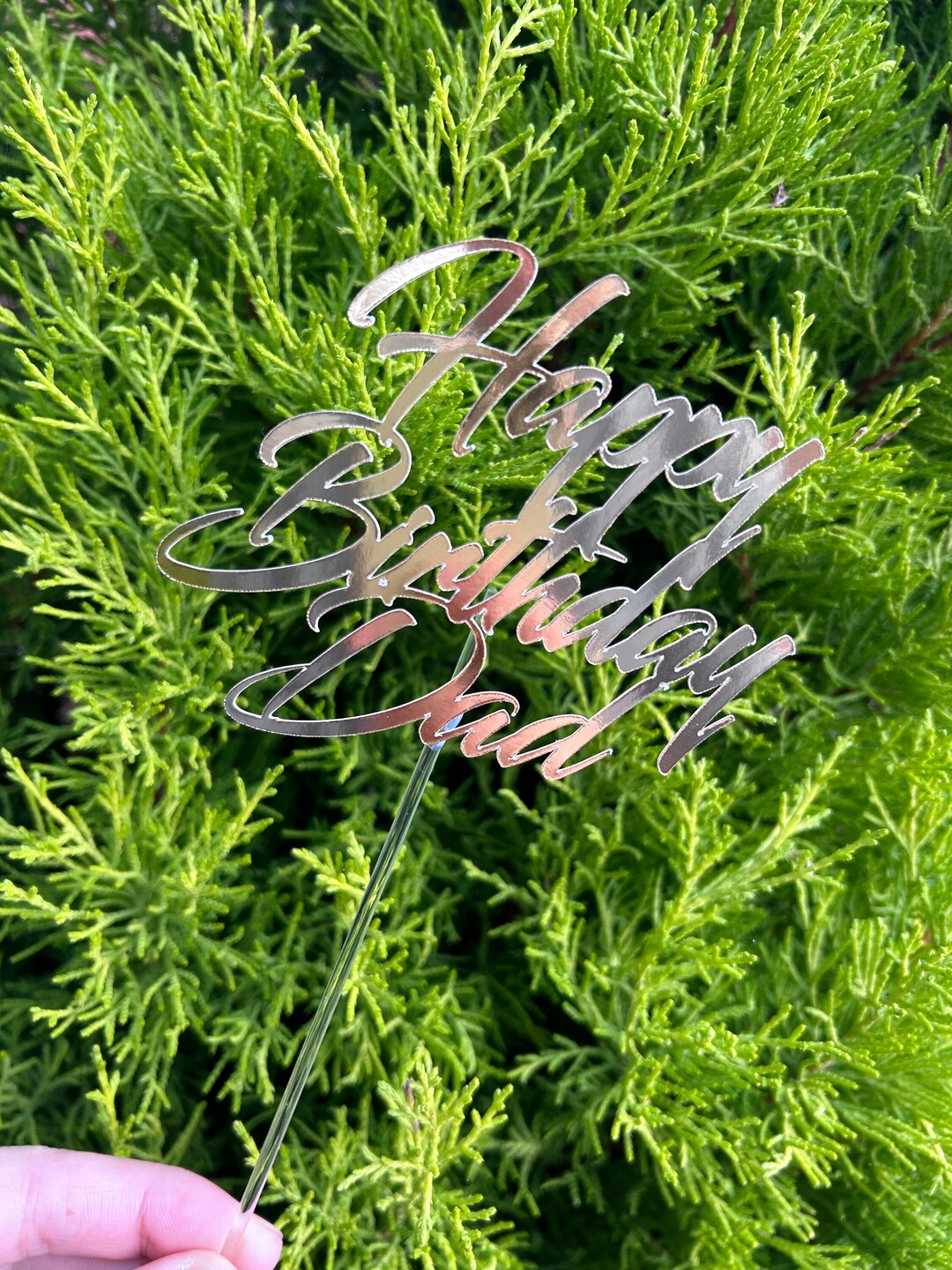 Happy Birthday Dad Cake Topper, Birthday Cake Topper, Cake Decoration ...