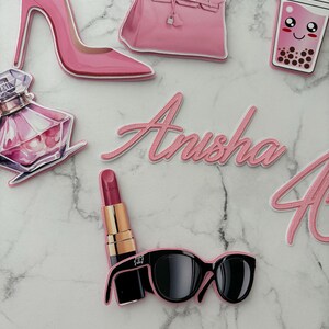 Woman's Designer Cake Topper, Make-up Cake Topper, Teenager Cake Topper ...