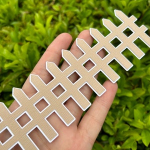 Fence Cake Charm, Barn Farm Cake Topper, Picket Fence Cake Decorations ...