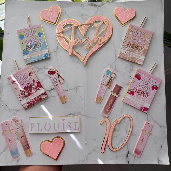 P Louise Cake Topper - Etsy UK