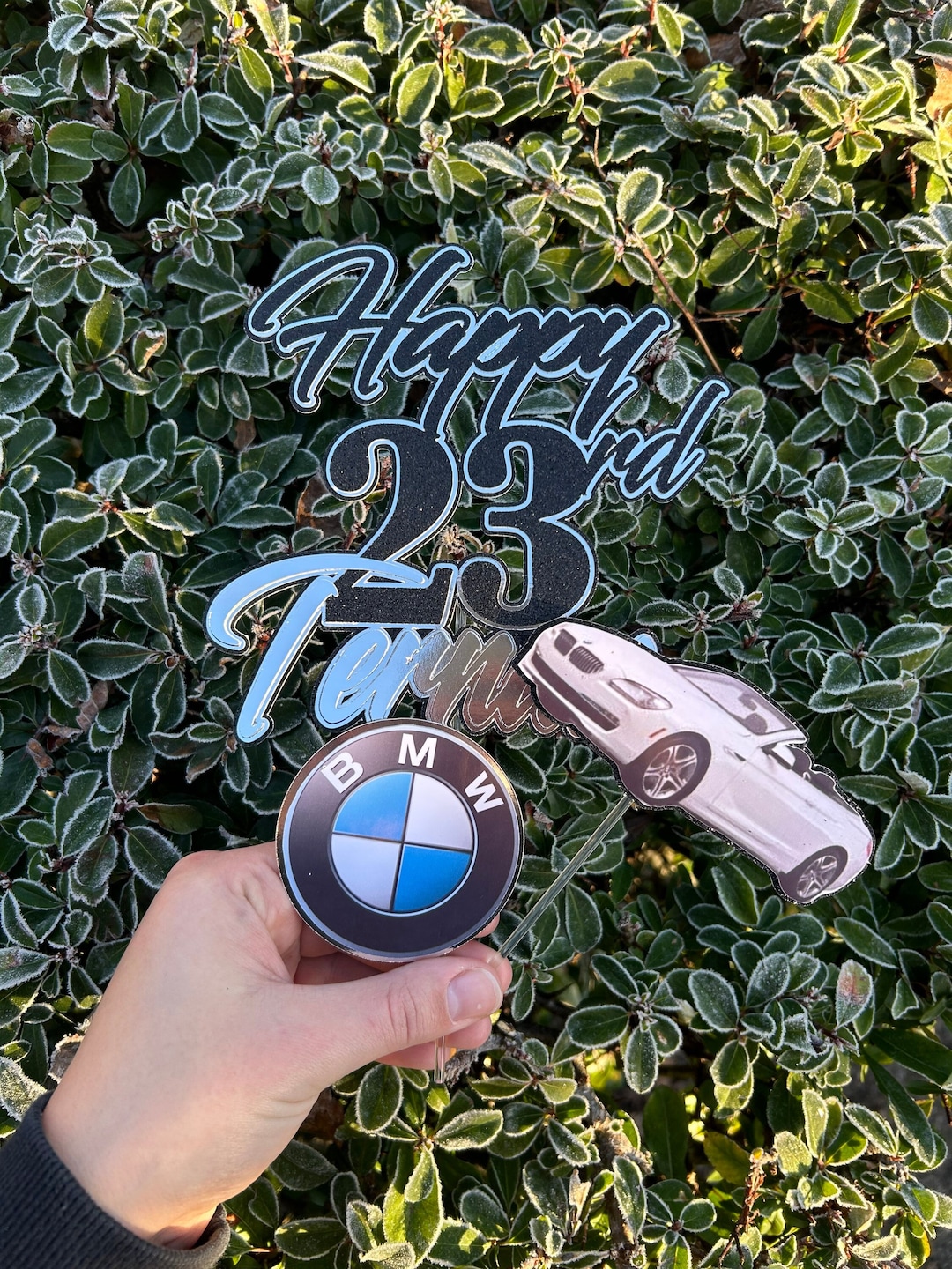 Sports Car Inspired Cake Topper, Personalised Car Cake Topper, Supercar ...