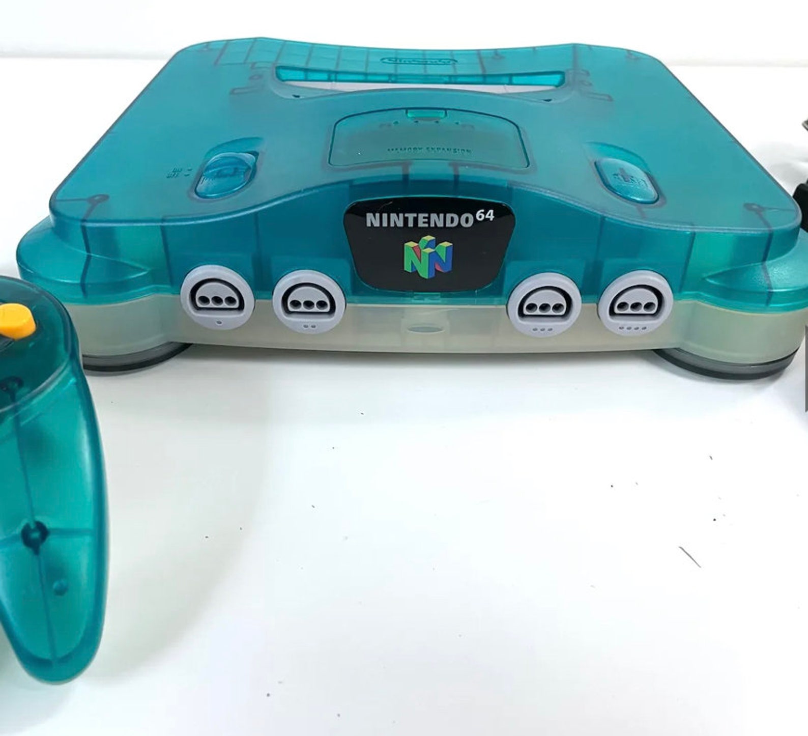 Nintendo 64 N64 Ice Blue Console - Etsy