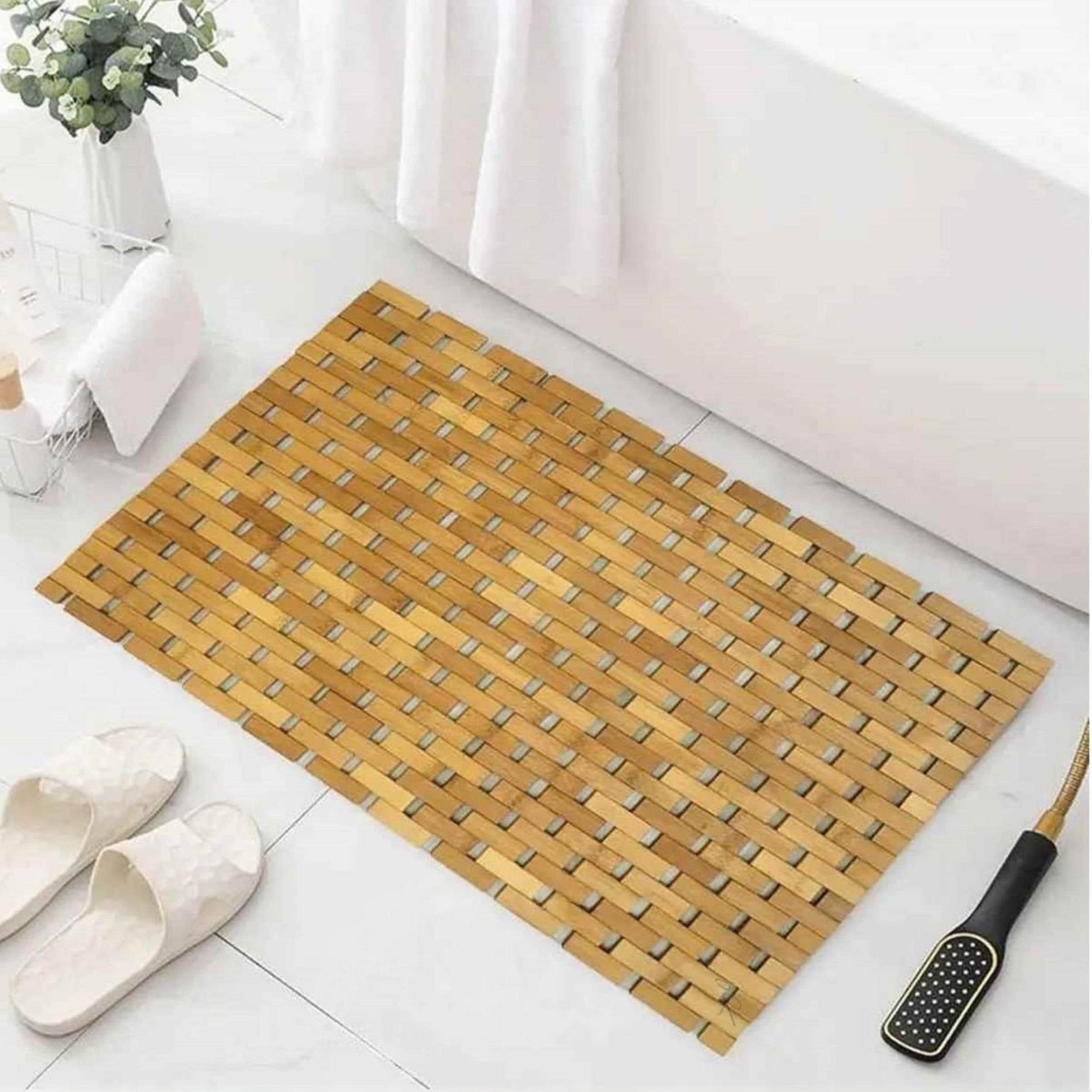 Bamboo Stone Bath Mat