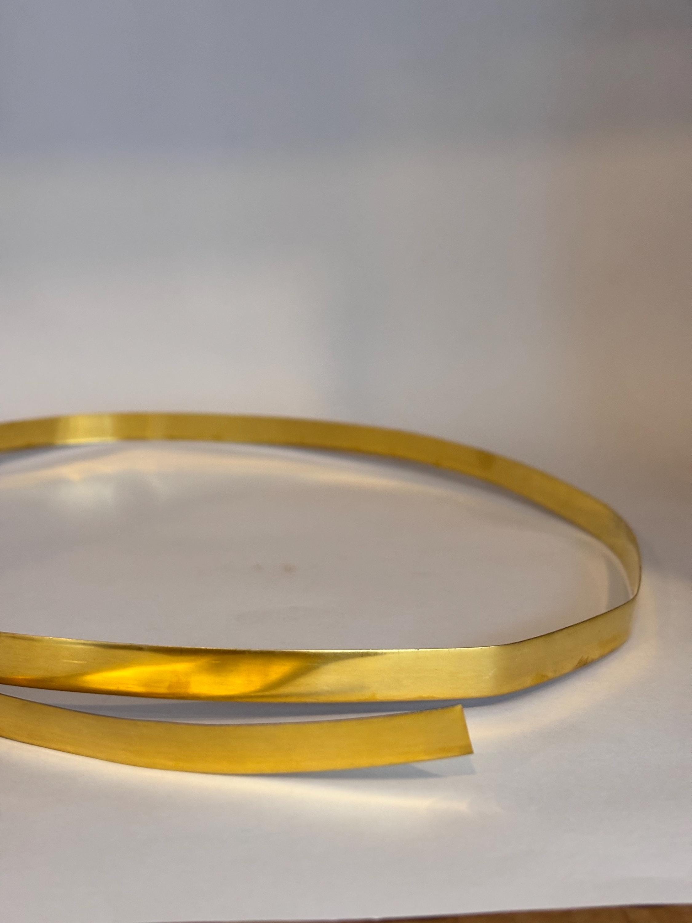 Brass Strip Sheet 0.3mm 1x100cm | Thin Metal Strip for Crafts & Model ...