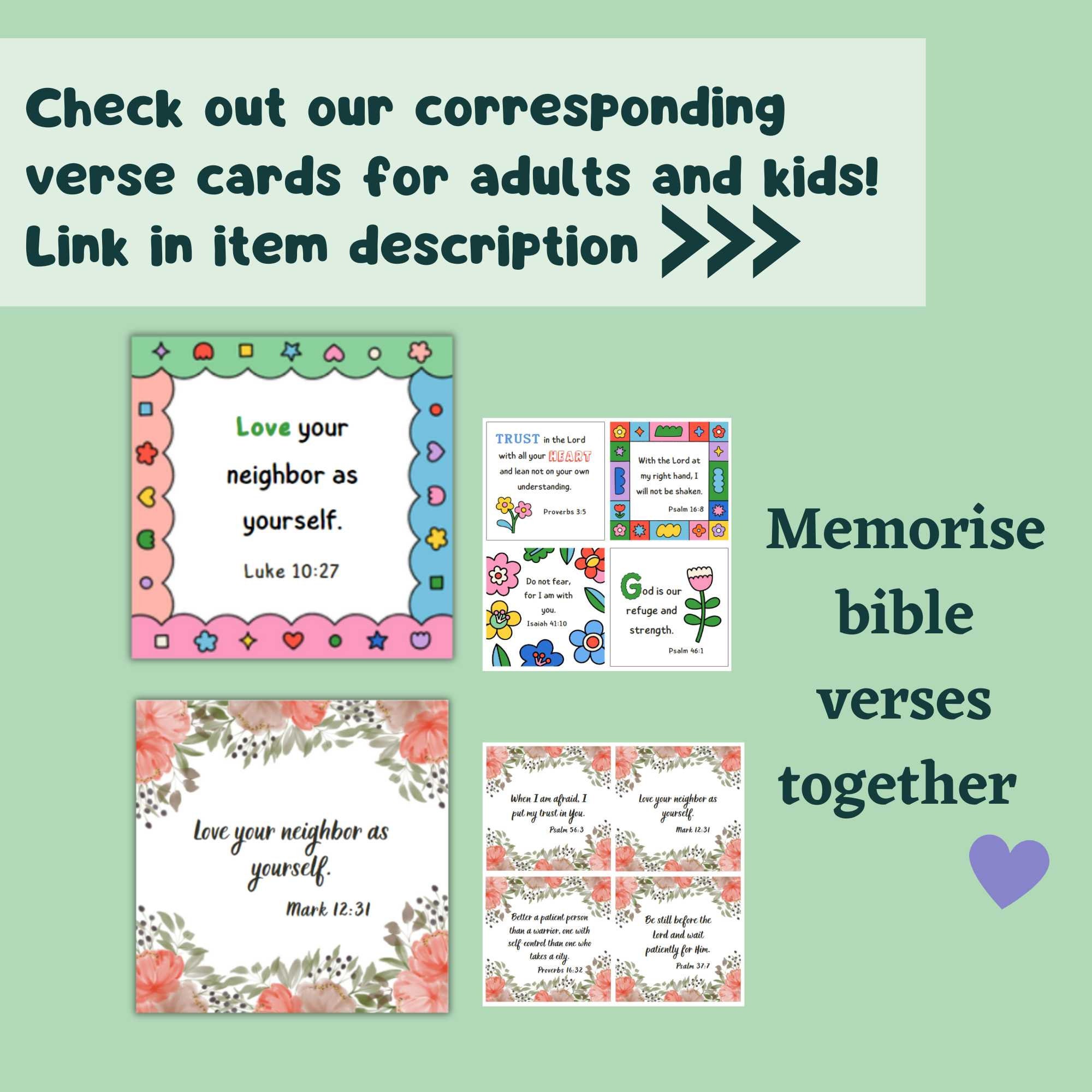 Bible Verse Coloring Pages for Kids | Instant Download | Children ...