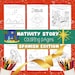 Spanish Nativity Story Coloring Pages for Kids (digital Download) - Etsy
