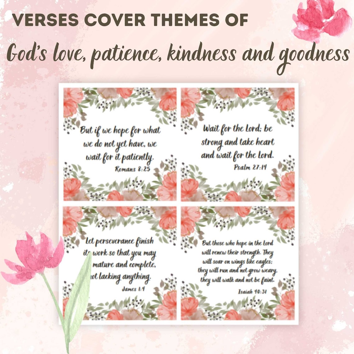Scripture Cards, KJV Scripture Cards, Scripture Printable, Verse Cards ...