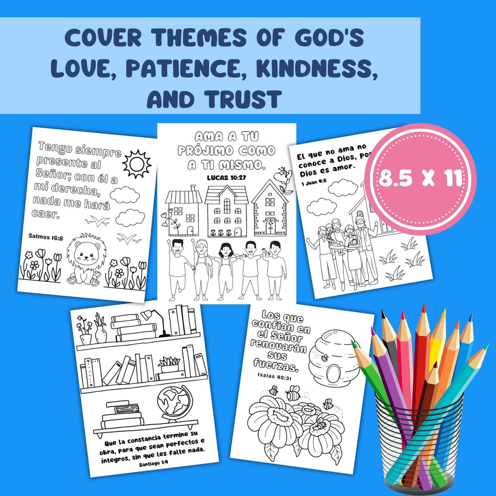 Spanish Bible Kids Coloring Pages, Coloring Book, Coloring Sheets ...