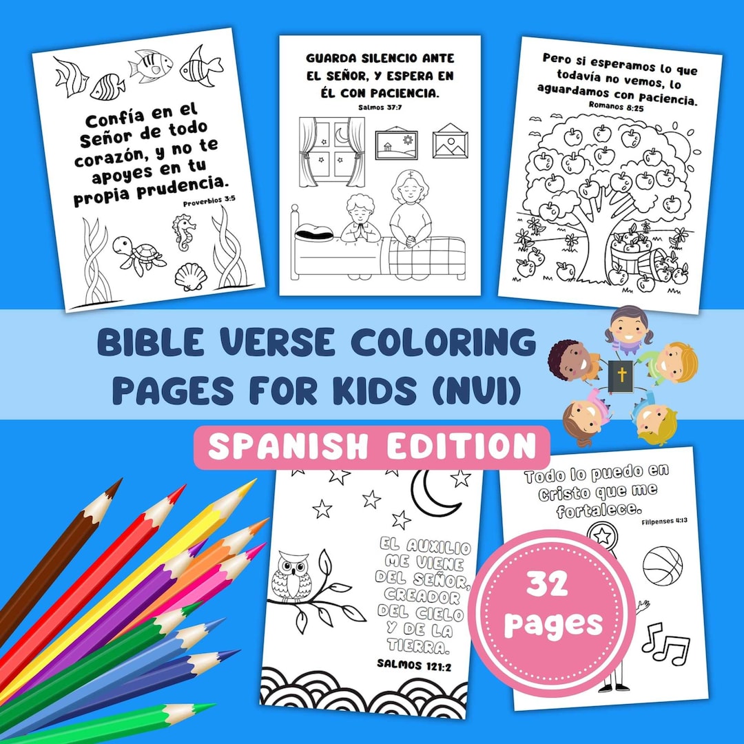 Spanish Bible Kids Coloring Pages, Coloring Book, Coloring Sheets ...
