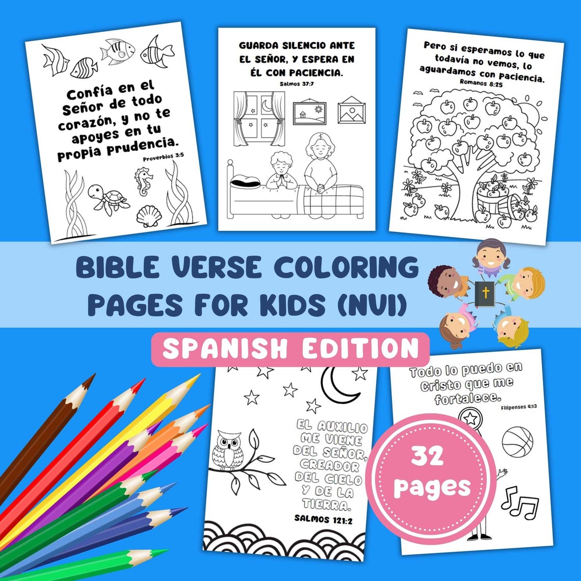 Spanish Bible Kids Coloring Pages, Coloring Book, Coloring Sheets ...