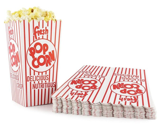 Solid Color Mini Popcorn Boxes qty 12 Pick Your Color - Etsy