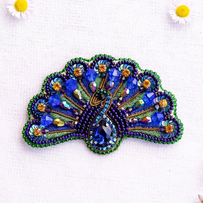 Peacock Seed Beads - Etsy