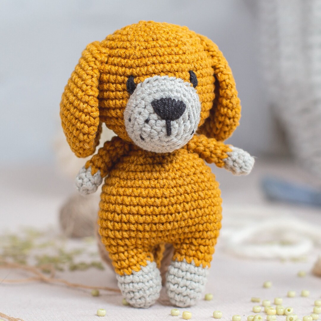 Dog Crochet Kit for Adults, Beginner Crochet Kit, Animal Amigurumi DIY ...