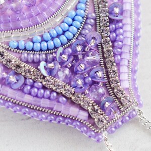 Balloon Bead Embroidery Kit. Seed Bead Brooch Kit. DIY Craft Kit ...