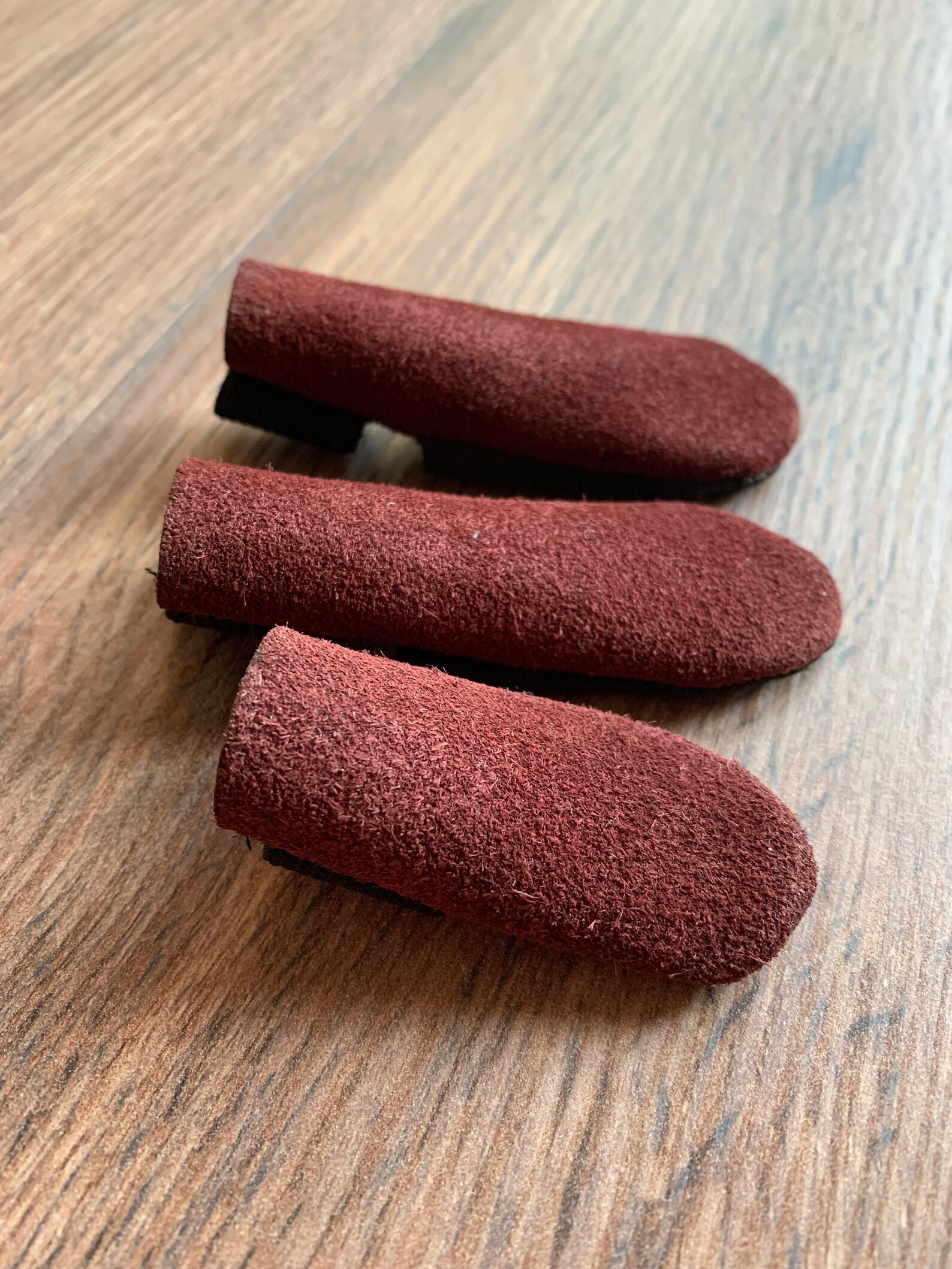 Leather Thimbles for Wood Carving Men's Burgundy Finger - Etsy