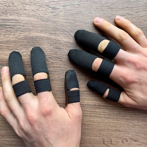 Leather Finger Protection, Brown Thumb Guard, Men's Sewing & Needle ...