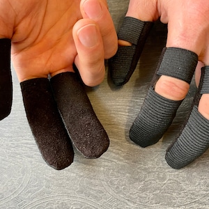 Leather Finger Protection, Brown Thumb Guard, Men's Sewing & Needle ...
