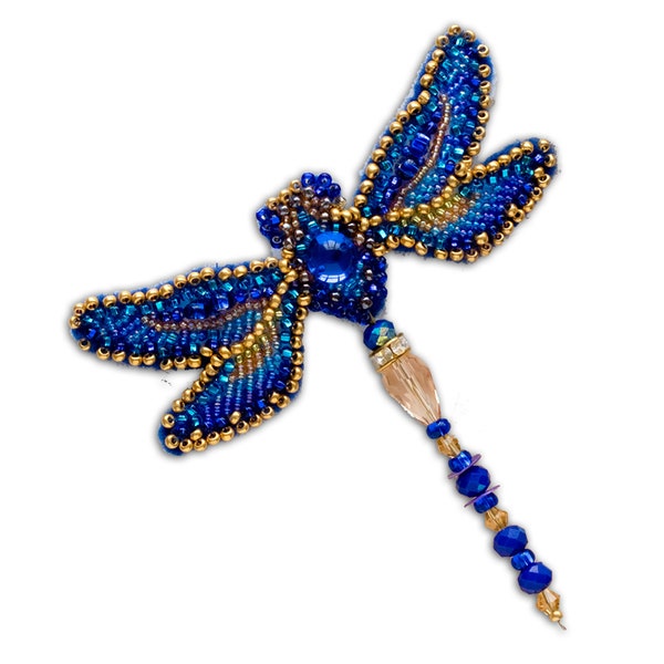 Dragonfly Bead Embroidery Kit - Etsy