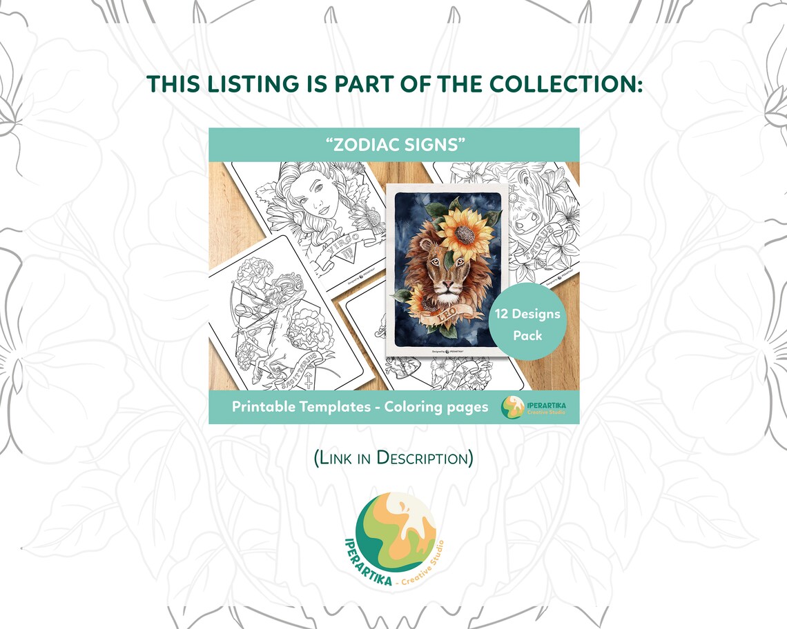 Scorpio COLORING PAGE Printable Zodiac Signs Coloring Pages - Etsy