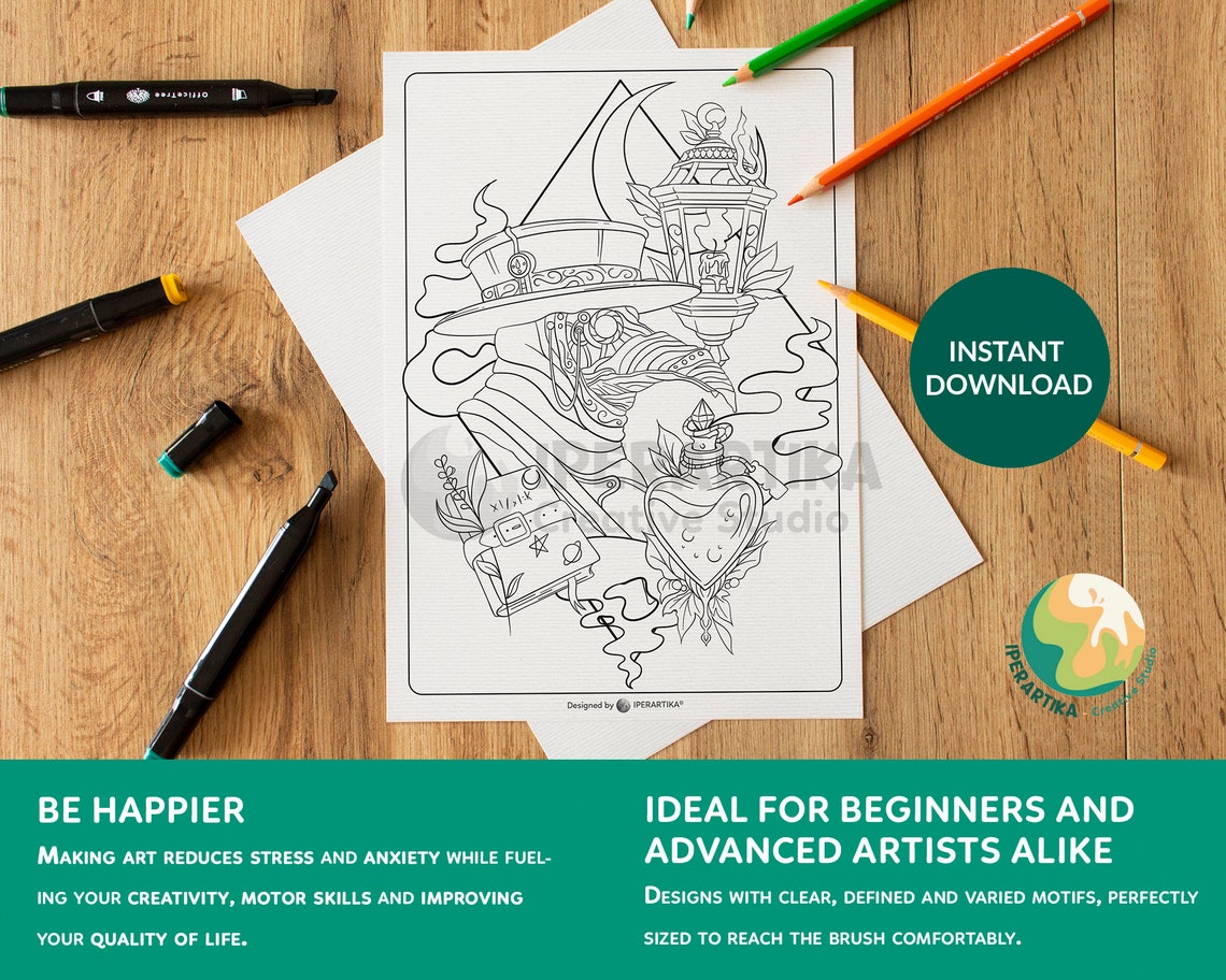 Plague Doctor COLORING PAGE Printable Halloween Coloring Pages Coloring ...