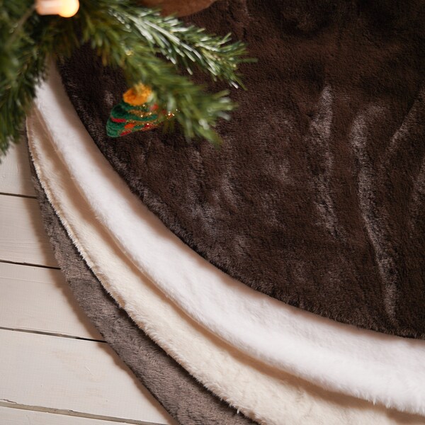 Faux Fur Tree Skirt - Etsy