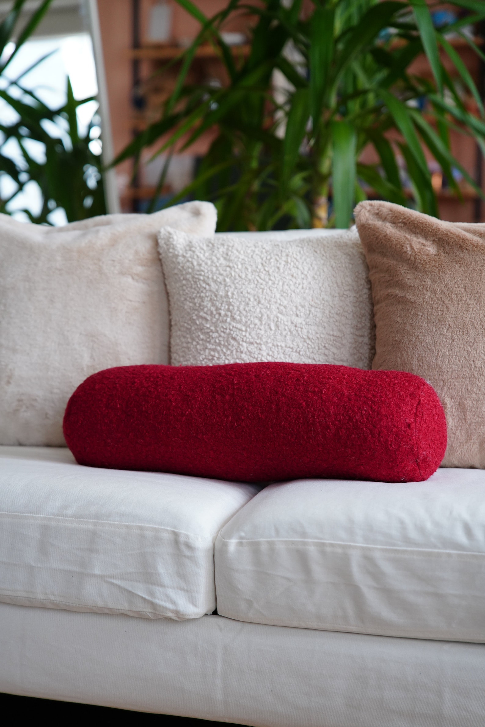 Teddy Bolster Pillow - Bolster Pillow Cover - Cylindric Pillow Bolster ...