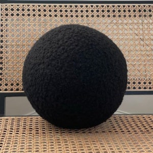 Teddy Boucle Ball Pillow Teddy Ball Cushion Teddy Bear - Etsy