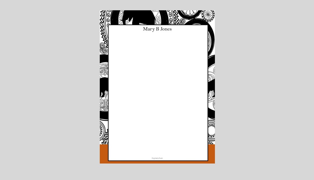 Personalized Writing Sheets Personalized Letter Writing Personalized ...