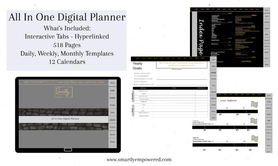 All-in-one Digital Planner for Productivity and Organization ...