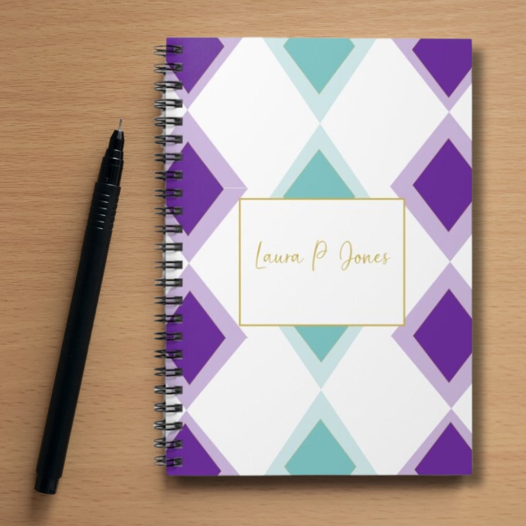 Personalized Spiral Notebook Lined Spiral Notebook Softcover Spiral ...