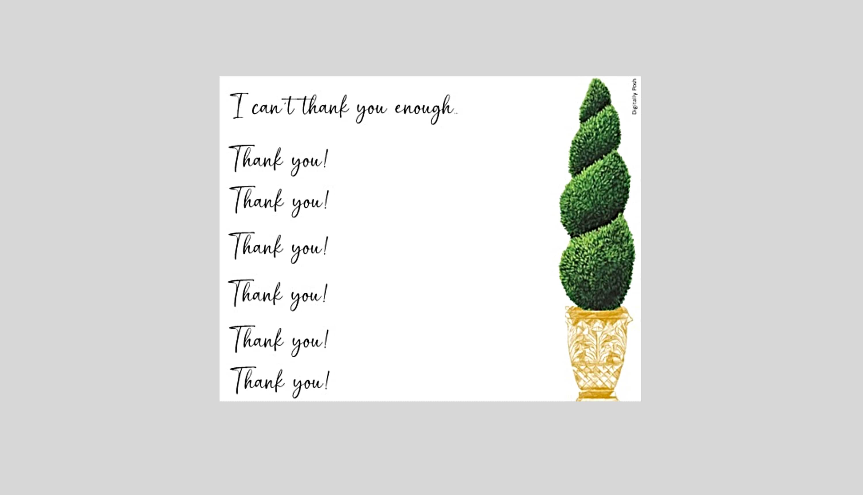 Thinking of You Note Card Personalized Stationery Personalized Note ...