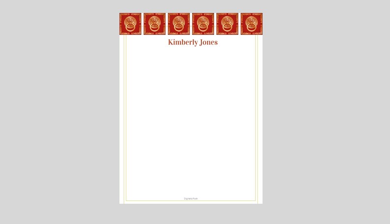 Stationery Personalized Letter Writing Stationery Gift Womens ...